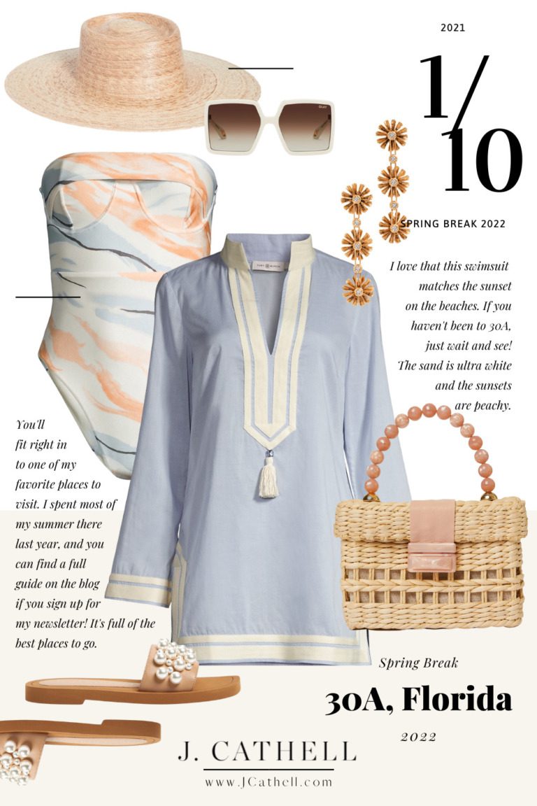 10 Outfits For Your Spring Break Vacation - J. Cathell