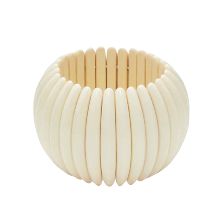 Resin Stretch Cuff Bracelet - J. Cathell