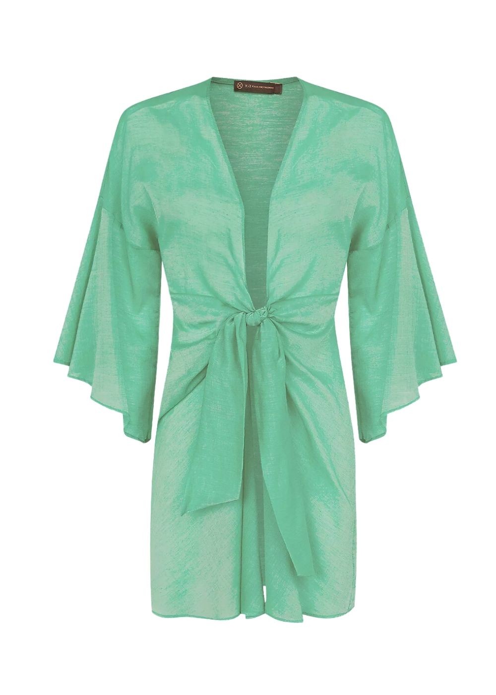 Solid Perola Tie-Waist Cover-Up - J. Cathell