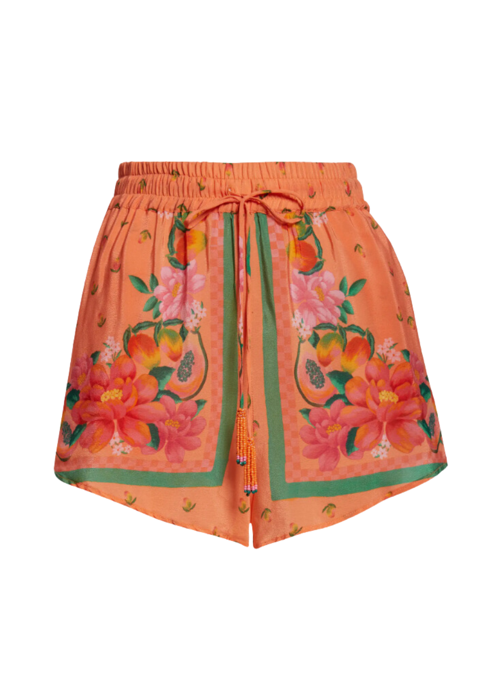Fruit Garden Print Shorts - J. Cathell