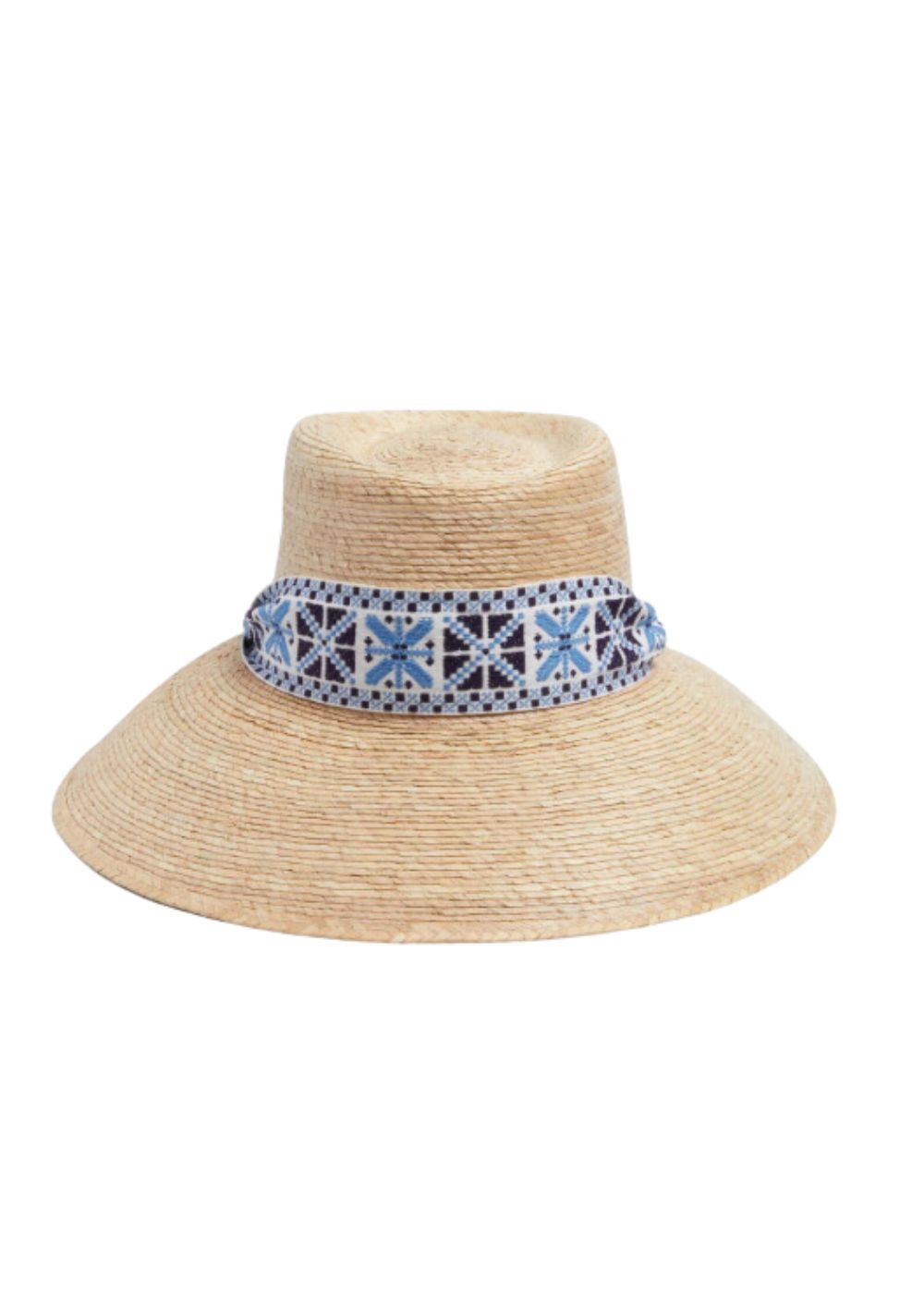 SARAH BRAY BERMUDA Exclusive Woodstock Blue Wildflower Hat - J. Cathell