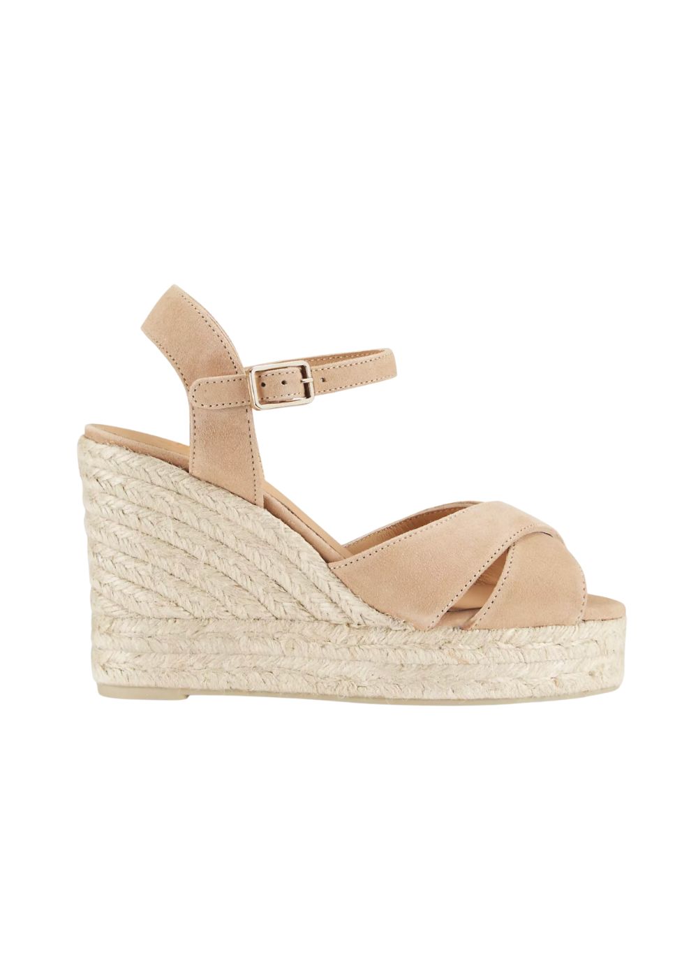Castañer Adara Blaudell Espadrille Wedge Sandals,tostado - J. Cathell