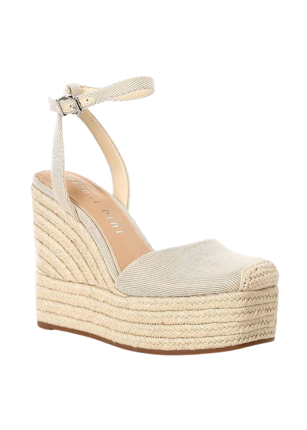 Scottie Raffia Jute Platform Espadrille Wedges(Gianni Bini,natural) - J ...