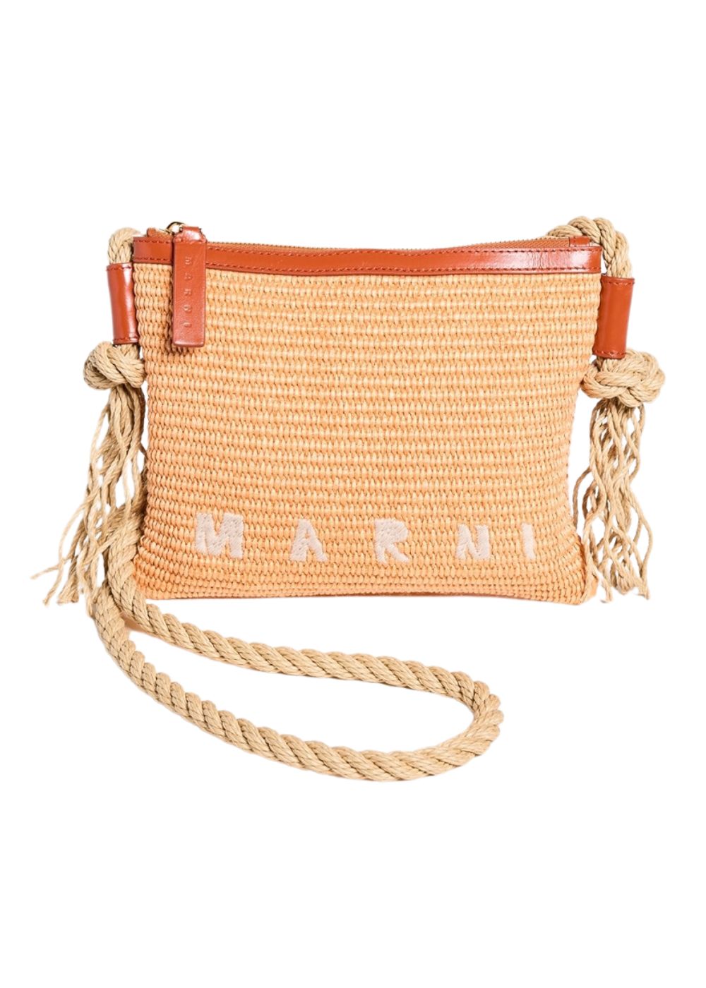marni,Marcel Zip Mini Bag,Raw Sienna - J. Cathell