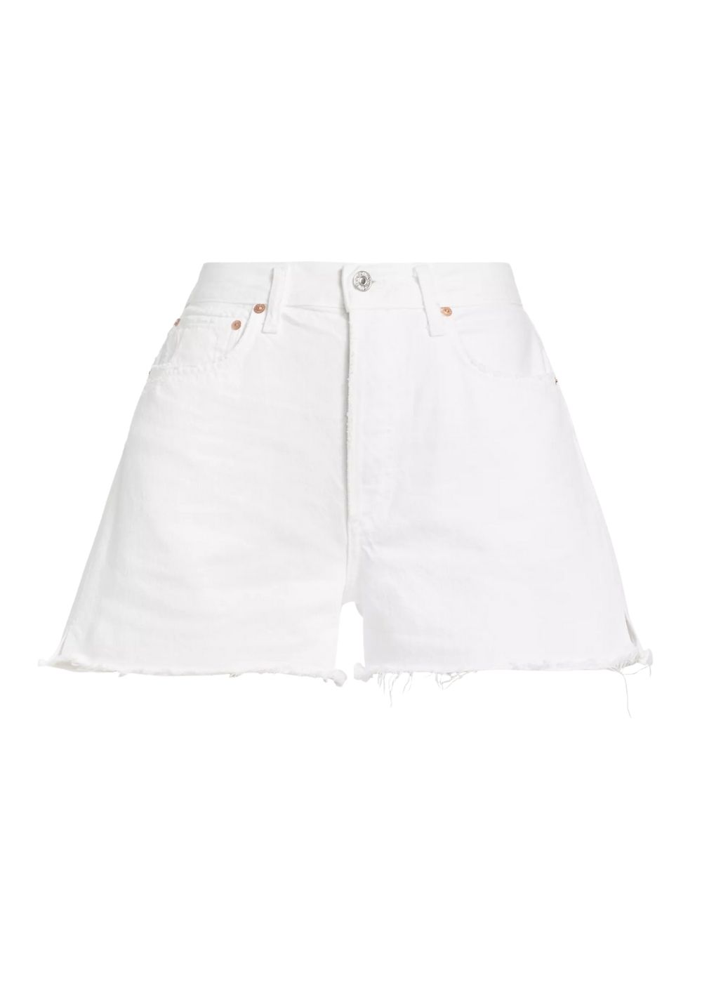 Marlow High-Rise Cut-Off Denim Shorts(Citizens of Humanity,polish) - J ...