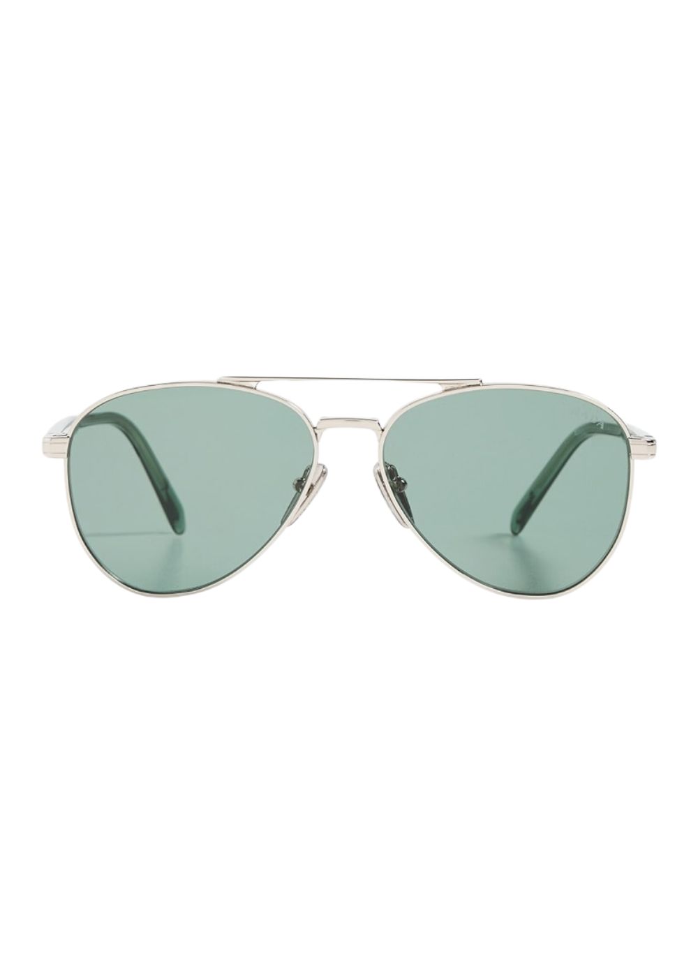Prada PR A58S Aviator Sunglasses(prada,Silver) - J. Cathell