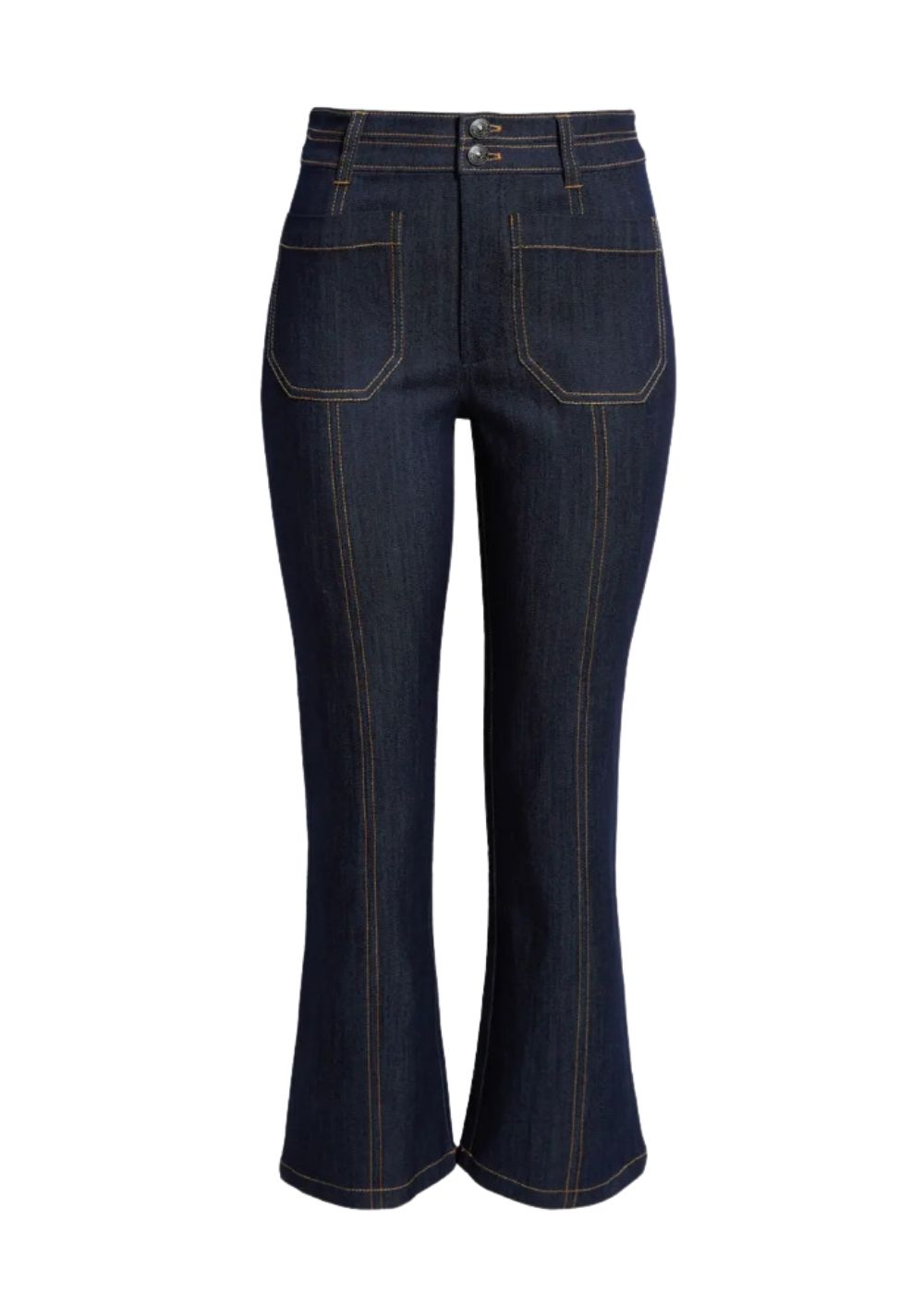 Dorothea Flare Jeans(cinq a sept,Indigo) - J. Cathell