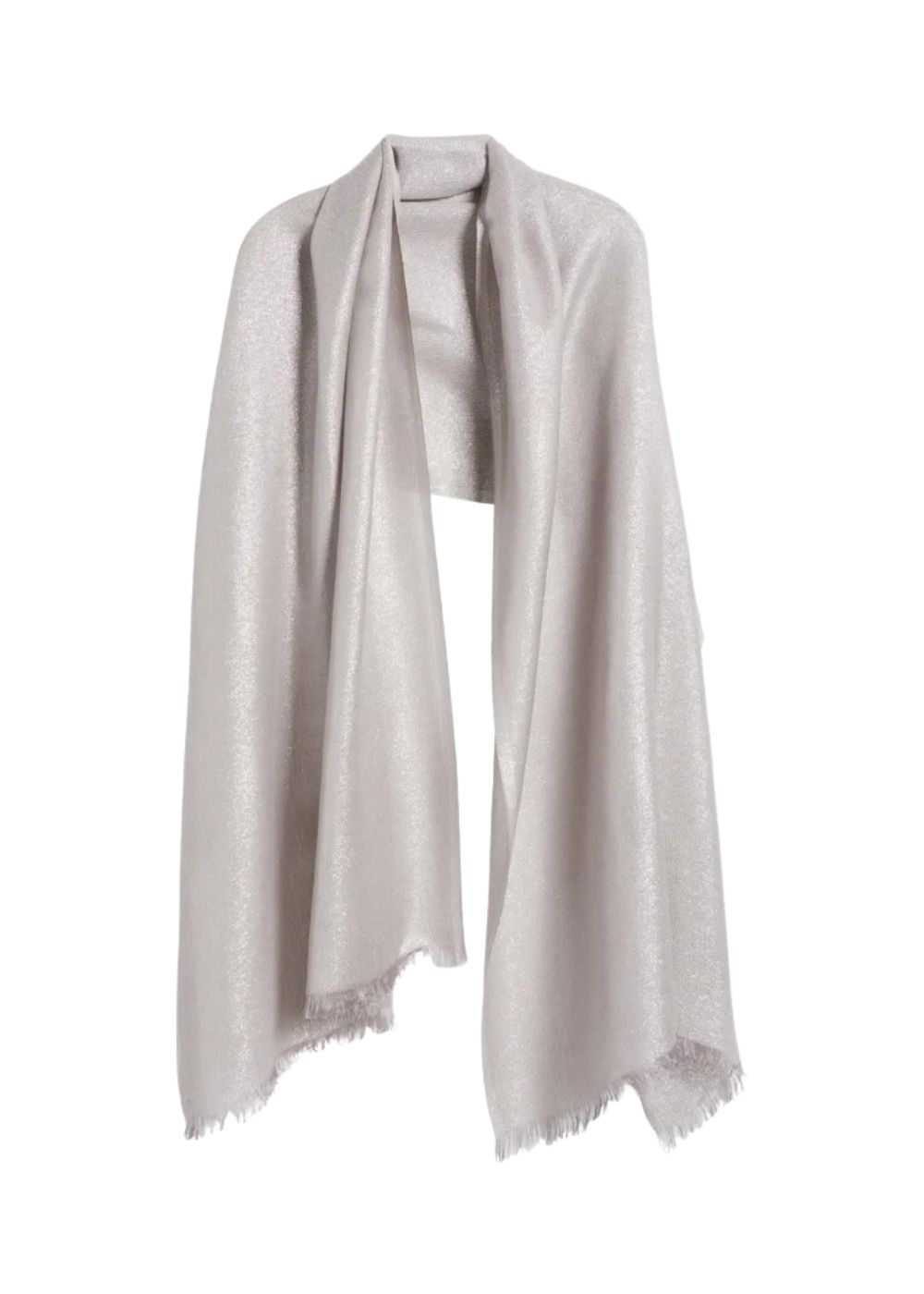 Metallic Lightweight Wrap(nordstrom,silver) - J. Cathell