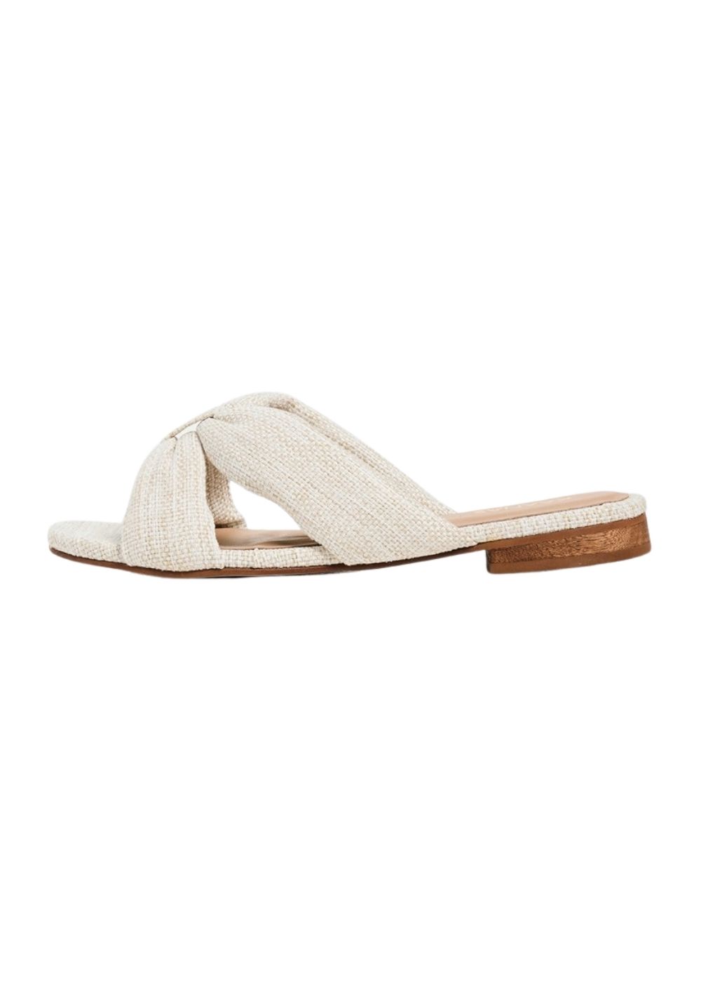 Pacifico Chunky Crisscross Sandals(KAANAS,ivory) - J. Cathell