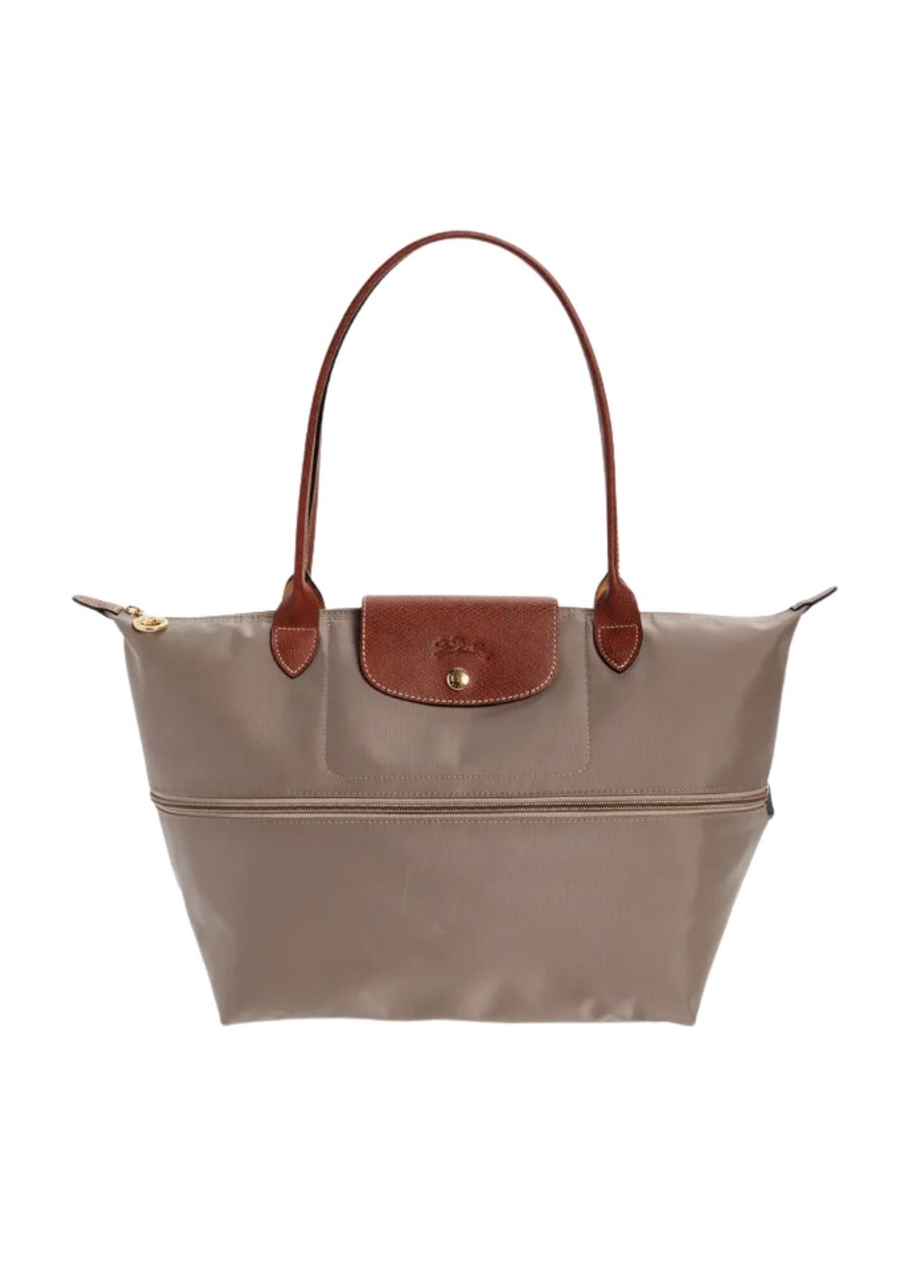 Le Pliage Expandable Recycled Nylon Tote(Longchamp,brown) - J. Cathell