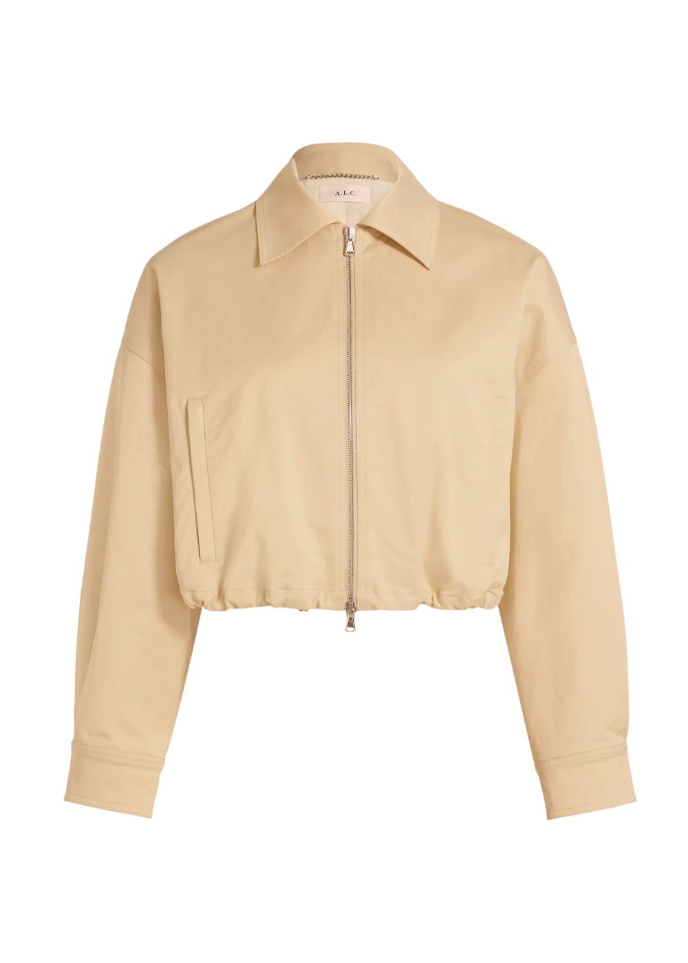 alc,Harry Cropped Bomber Jacket,Khaki - J. Cathell