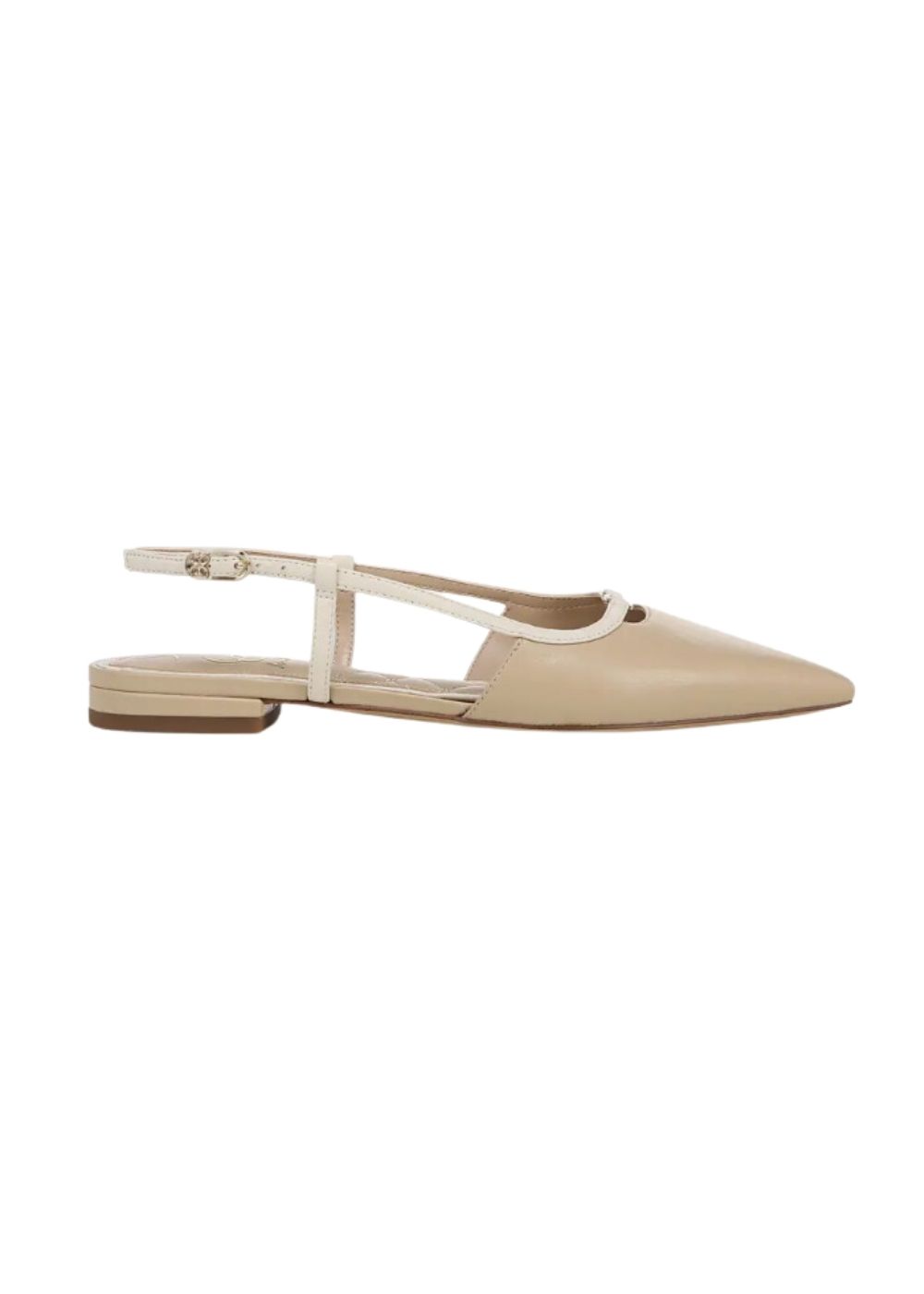 sam edelman,Cohen Slingback Pointed Toe Flat ,Oat/ Modern Ivory - J ...