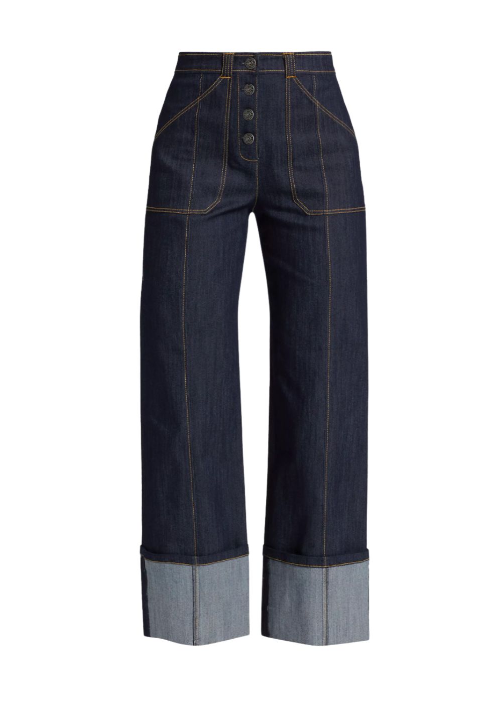 Cinq a sept, Benji Cuffed Wide-Leg Jeans - J. Cathell