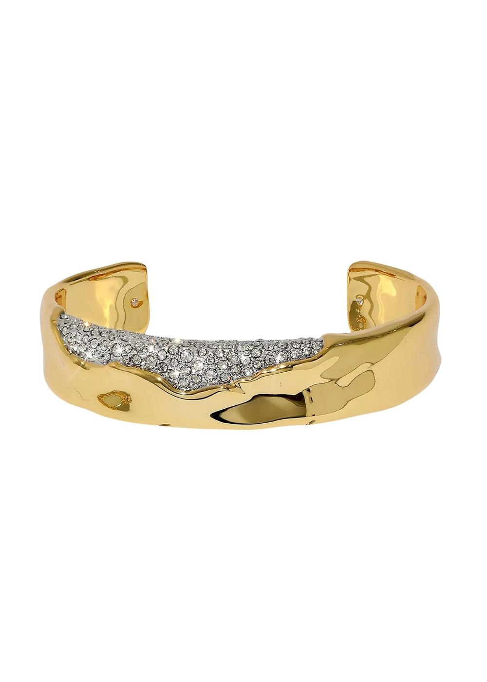 Alexis Bittar,Solanales Crystal Gold-Plated Cuff Bracelet,gold - J. Cathell