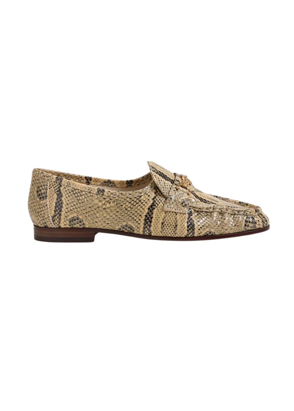sam edelman,Lucca Bit Loafer, Tan Python Embossed Leather - J. Cathell