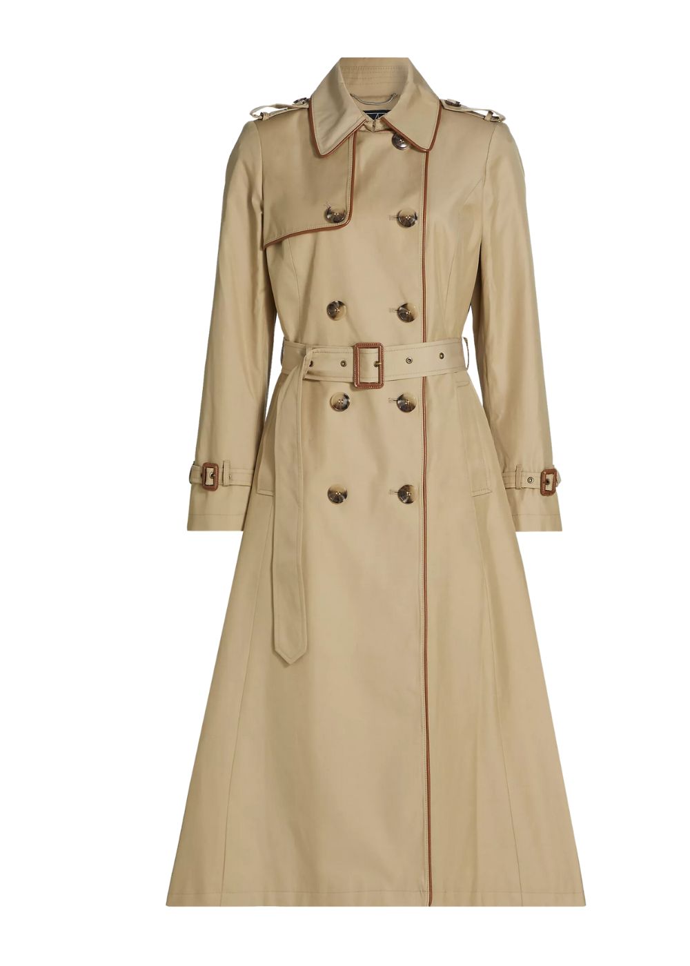 Mercer Collective,Alexa Belted Trench Coat,Birch Tan - J. Cathell