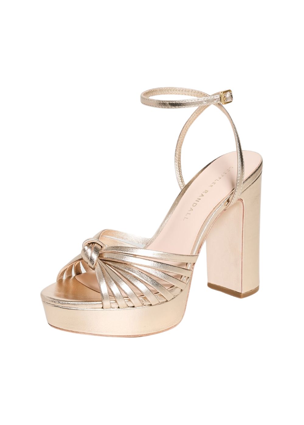 Loeffler Randall, Rivka Leather Knot Platform Sandals - J. Cathell