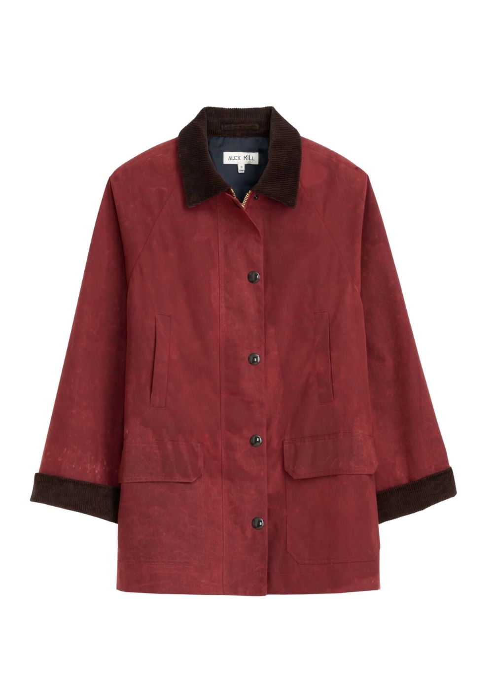 Shopbop, Alex Mill Chiltern Street Jacket In Waxed Cotton, Red - J. Cathell
