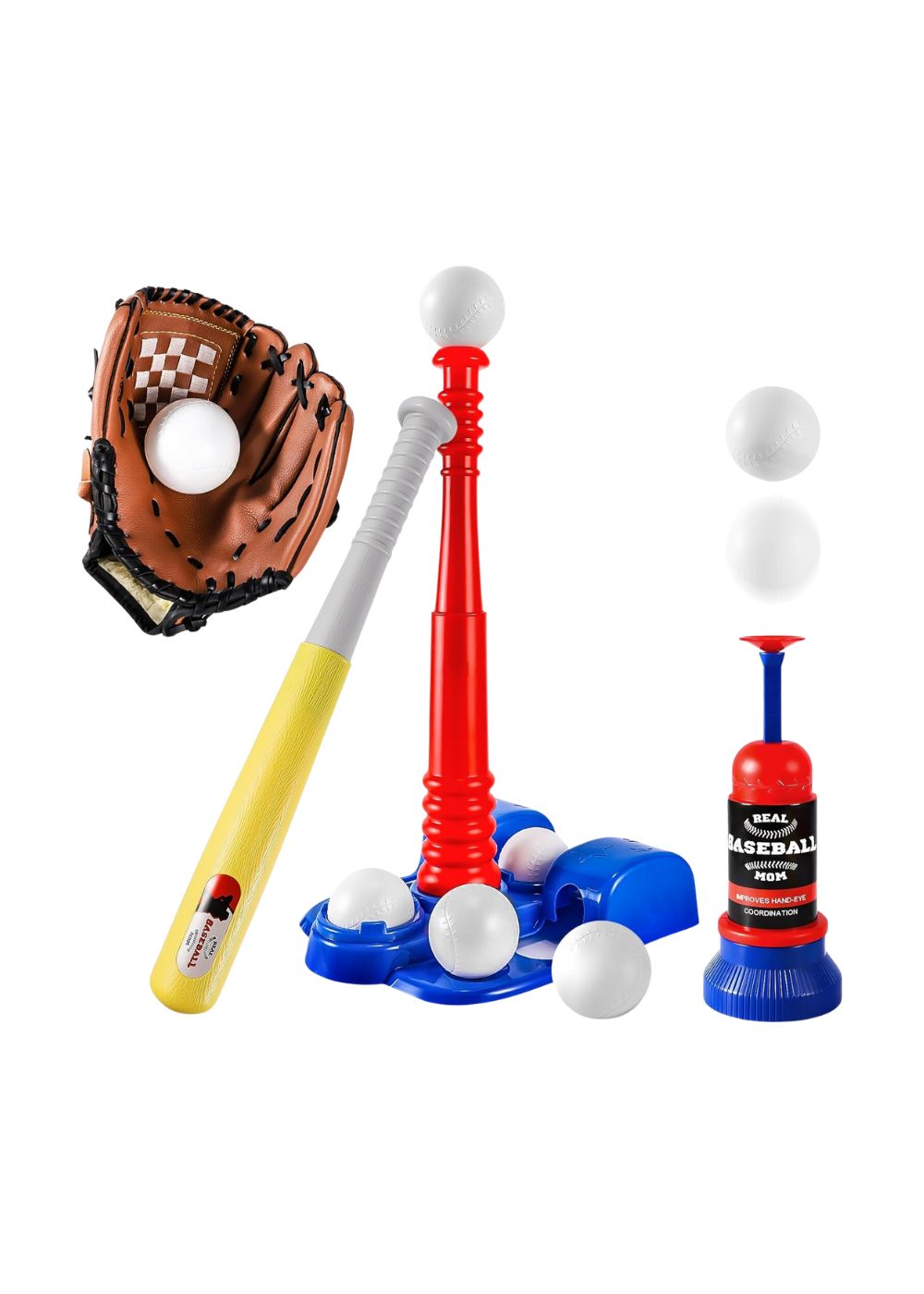 amazon,Tee Ball Set, T-Ball Sets for Kids - J. Cathell