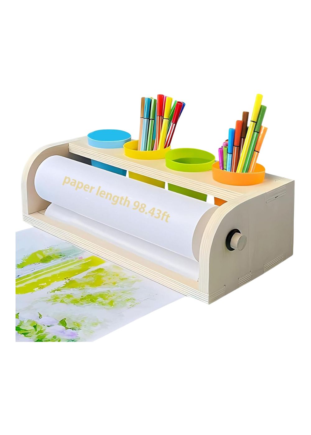 amazon,Wooden Tabletop Paper Roll Dispenser - J. Cathell