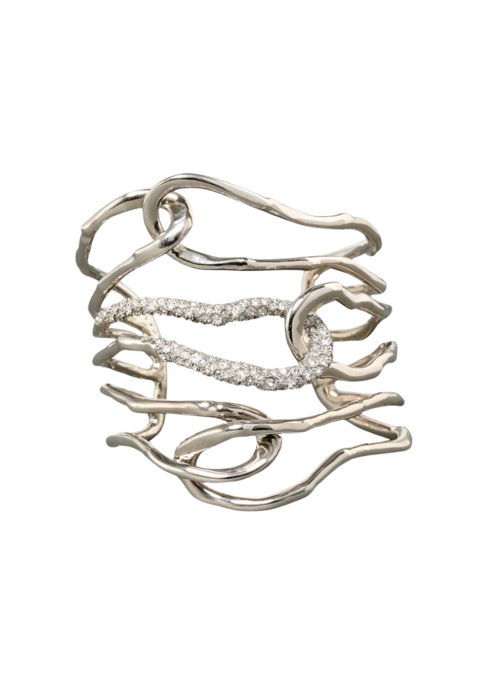Alexis BittarSolanales Large Twisted Cuff,silver - J. Cathell
