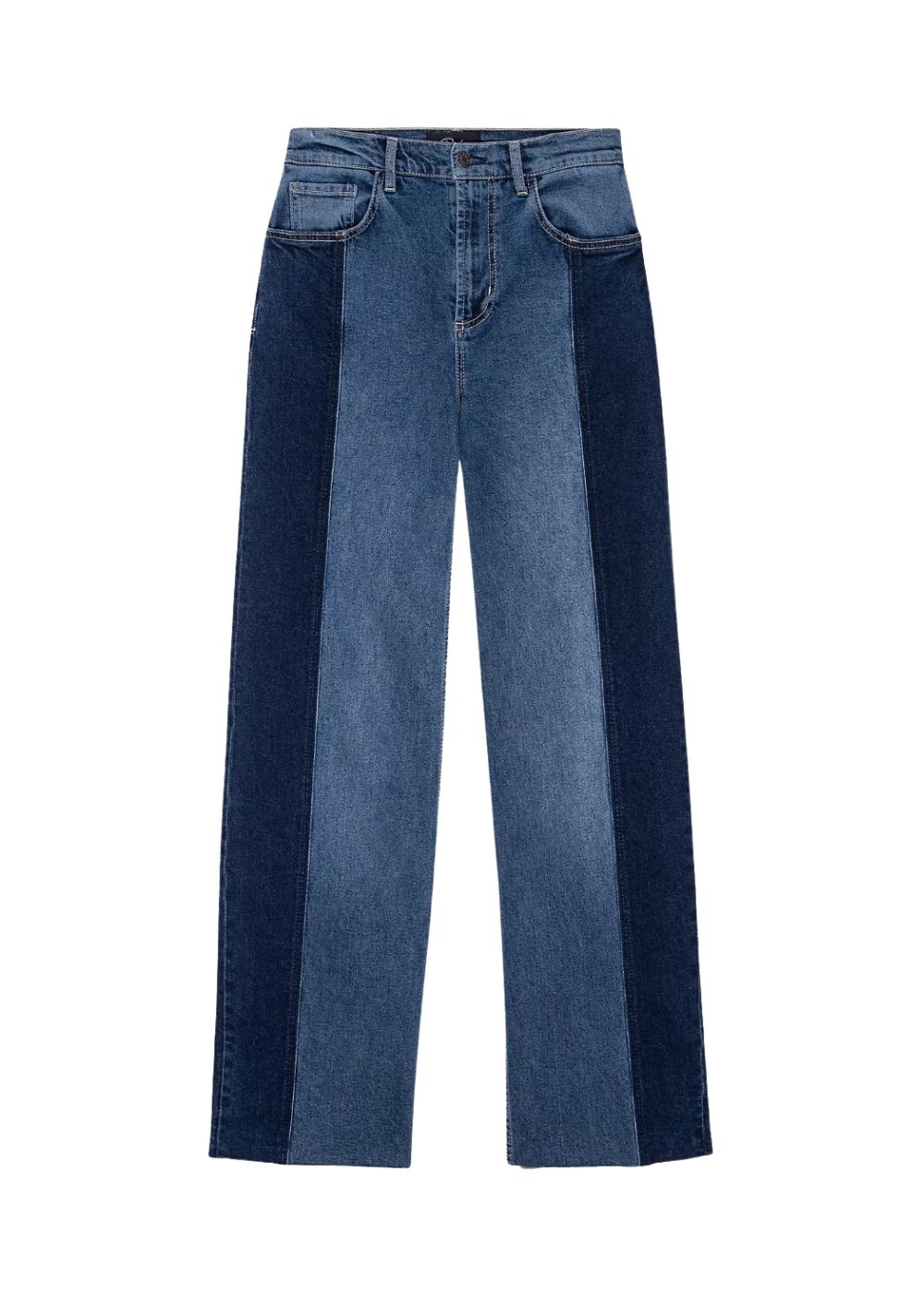 Rails,Getty Paneled Wide-Leg Jeans,Twilight Shadow - J. Cathell