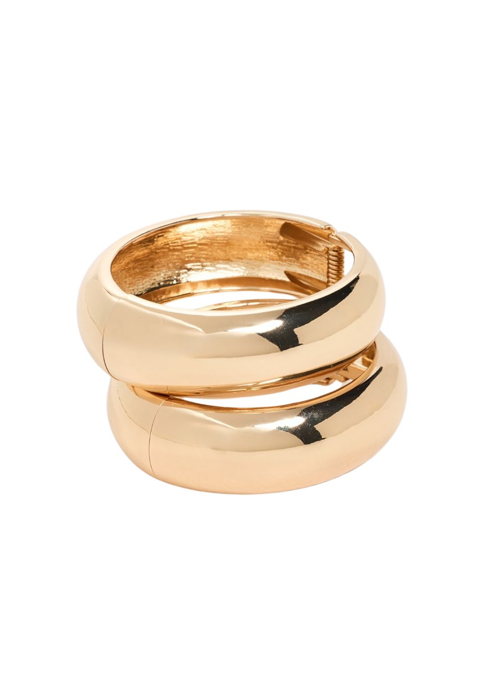 SHASHI Double Tsuki Cuff Bracelets,gold - J. Cathell