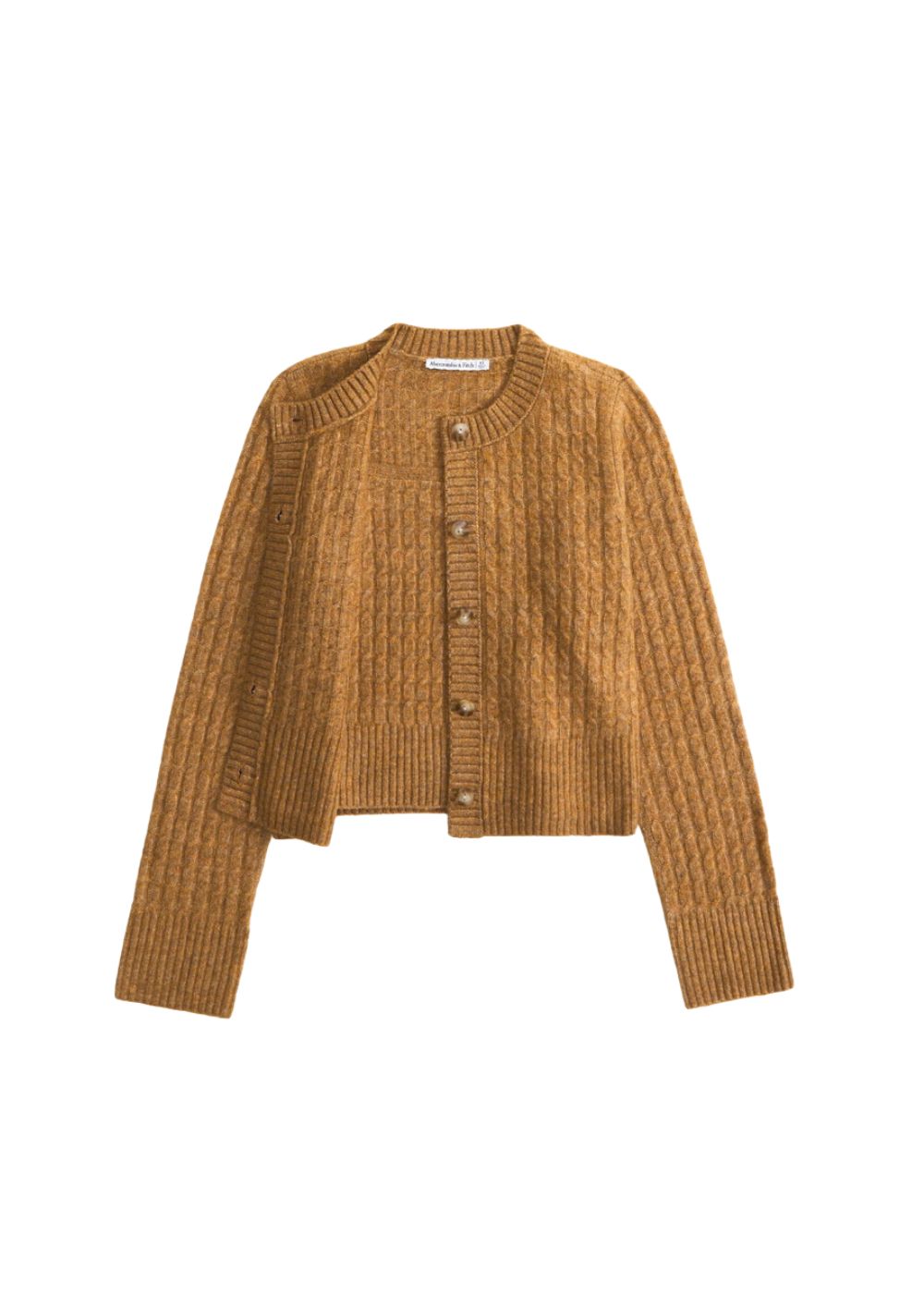 abercrombie,Cable Tank & Crew Cardigan Set,brown - J. Cathell