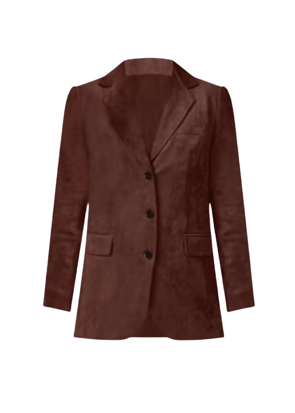 DOLAN, Faux-Suede Boyfriend Blazer, brown - J. Cathell