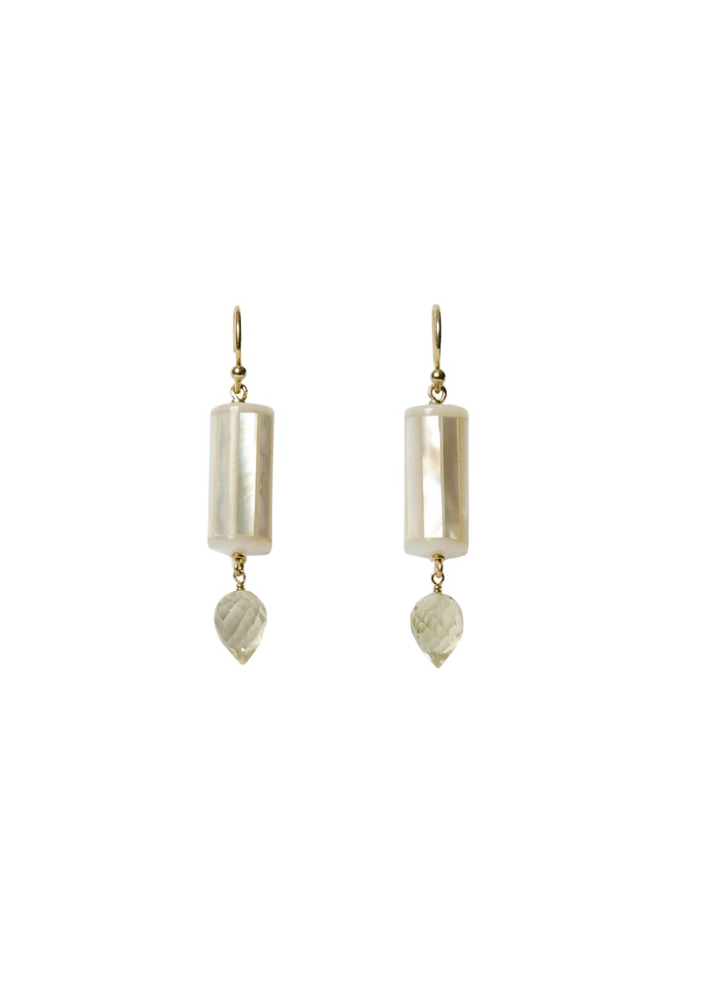 chan luu,Antibes Earrings White Mop Mix,pearl - J. Cathell