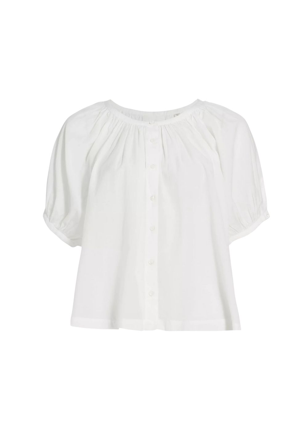 DÔEN,June Puff-Sleeve Top,salt - J. Cathell