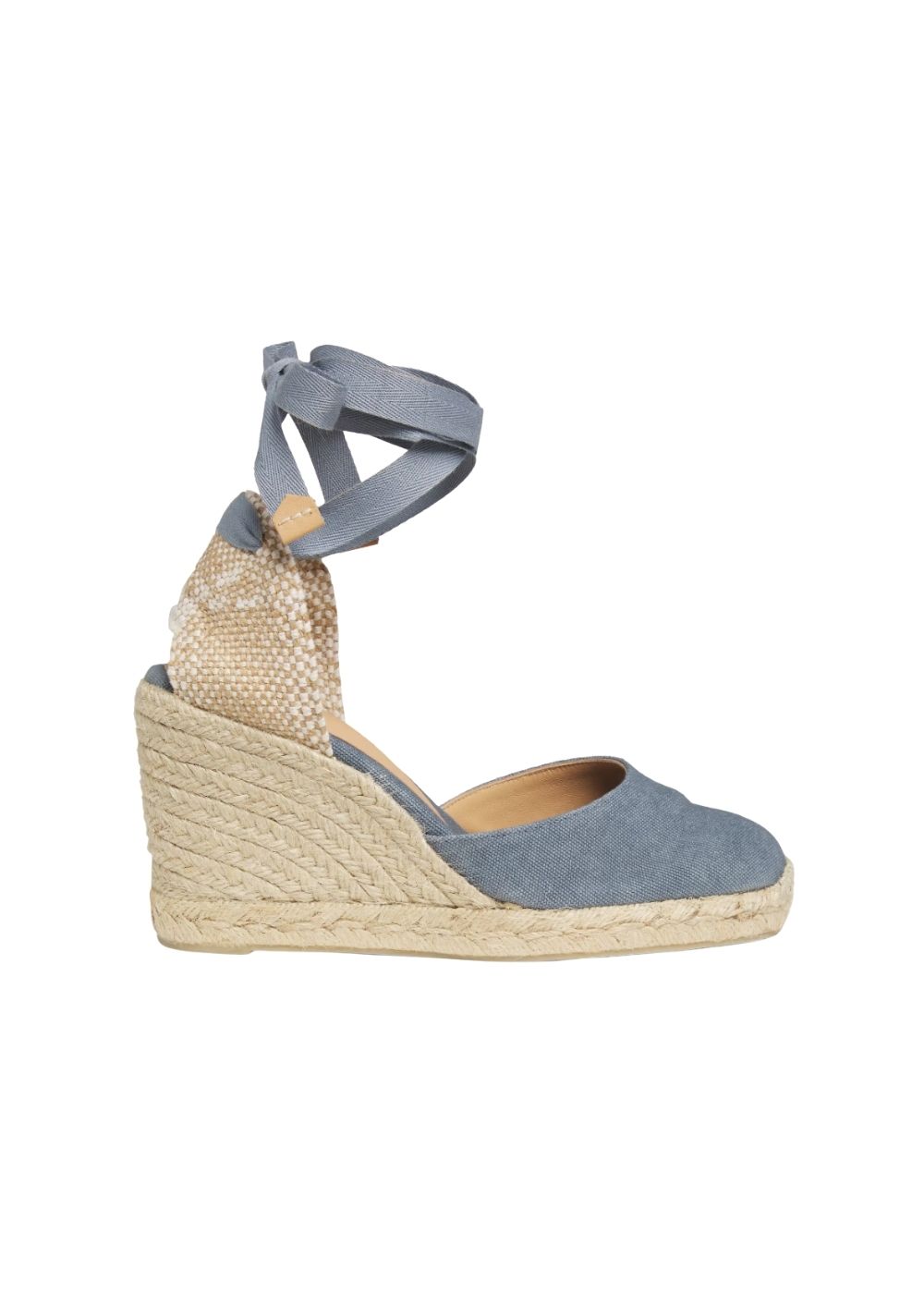 Castañer,Carina Cotton Canvas Espadrilles,Citadel Denim Blue - J. Cathell