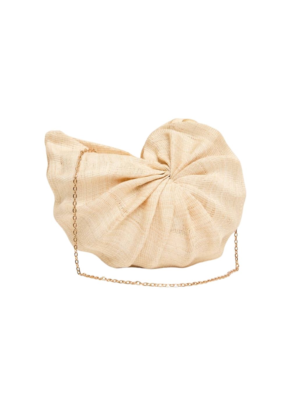 POOLSIDEThe Origami Nautilus Shell Clutch Bag,natural - J. Cathell