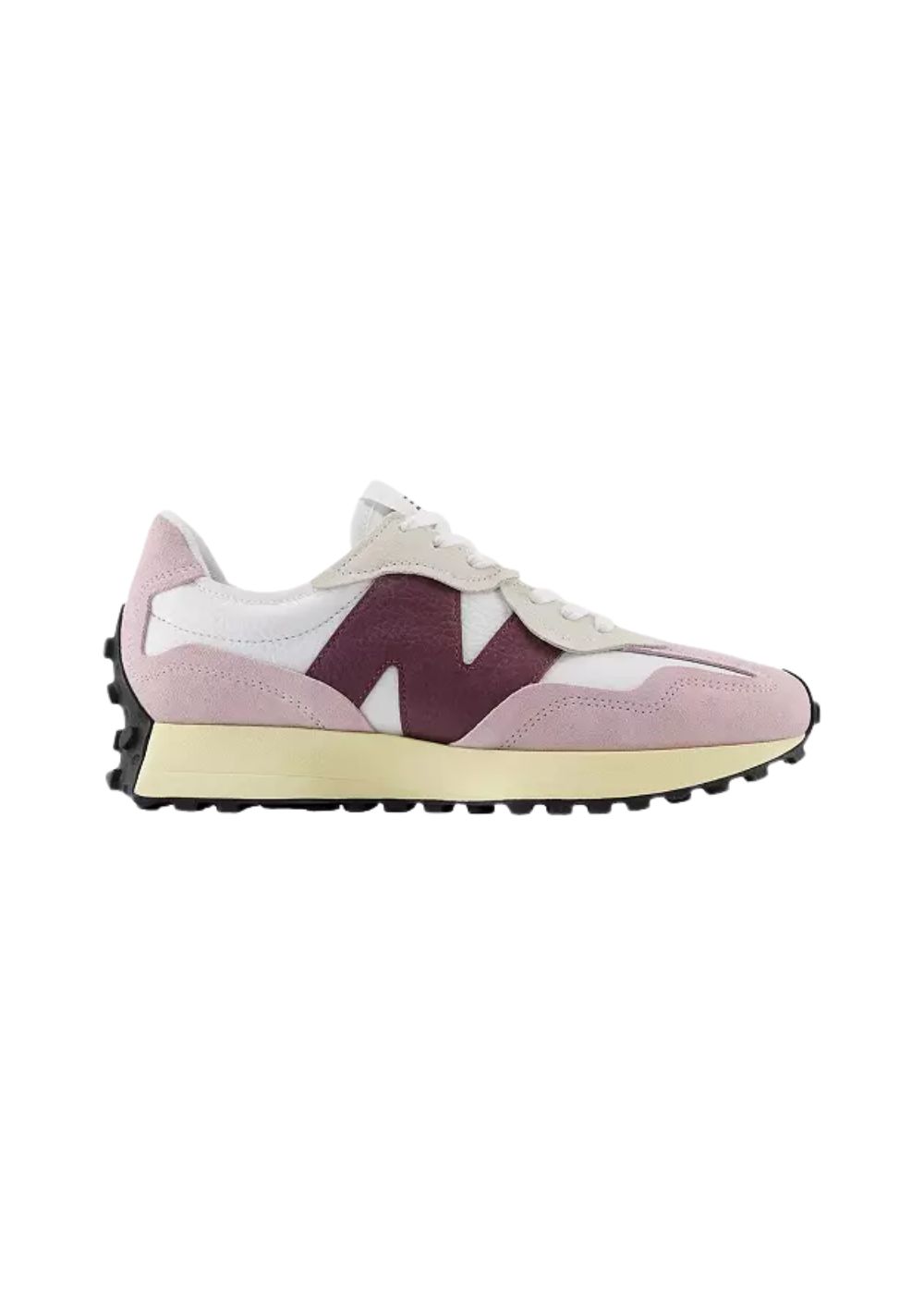 new balance, 327 Shoes,Dusty Pink/Burgundy/Lt Pk - J. Cathell