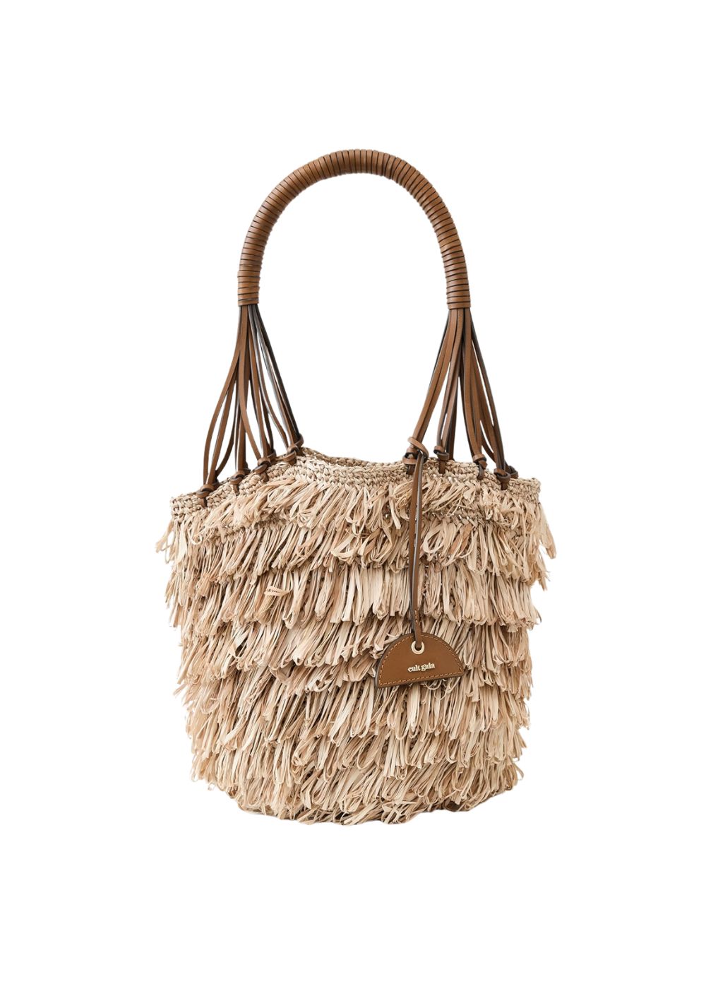 Cult Gaia Miladia Shoulder,Toasted Natural - J. Cathell