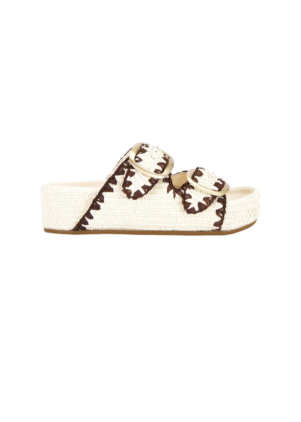 brand:Loeffler Randall,Theo Sandal,brown and cream - J. Cathell