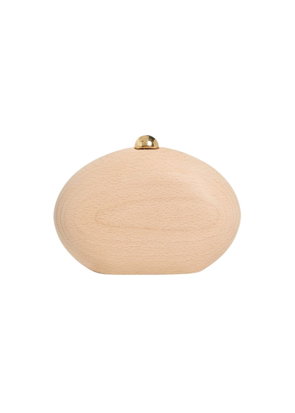 ALEXIS Athena Wood Clutch,natural - J. Cathell