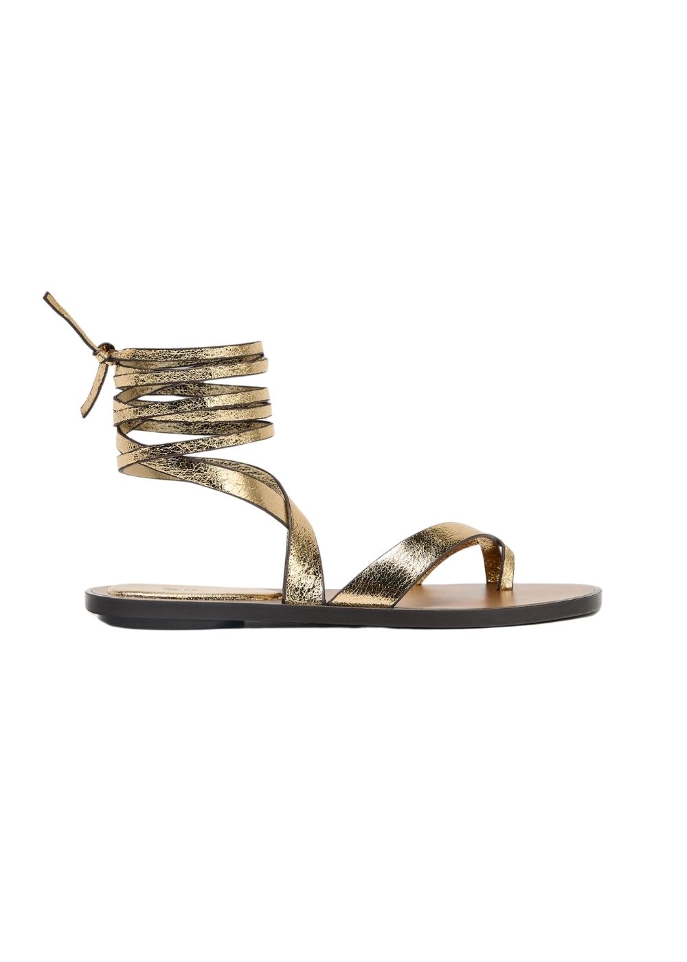 zara,METALLIC EFFECT SANDALS,gold - J. Cathell