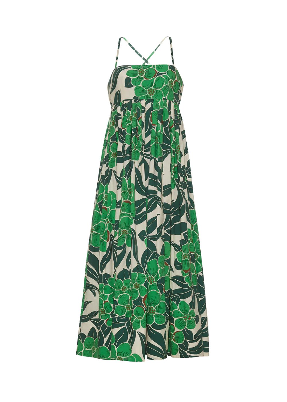 Cara Cara, Leo Dress, palm beach green - J. Cathell