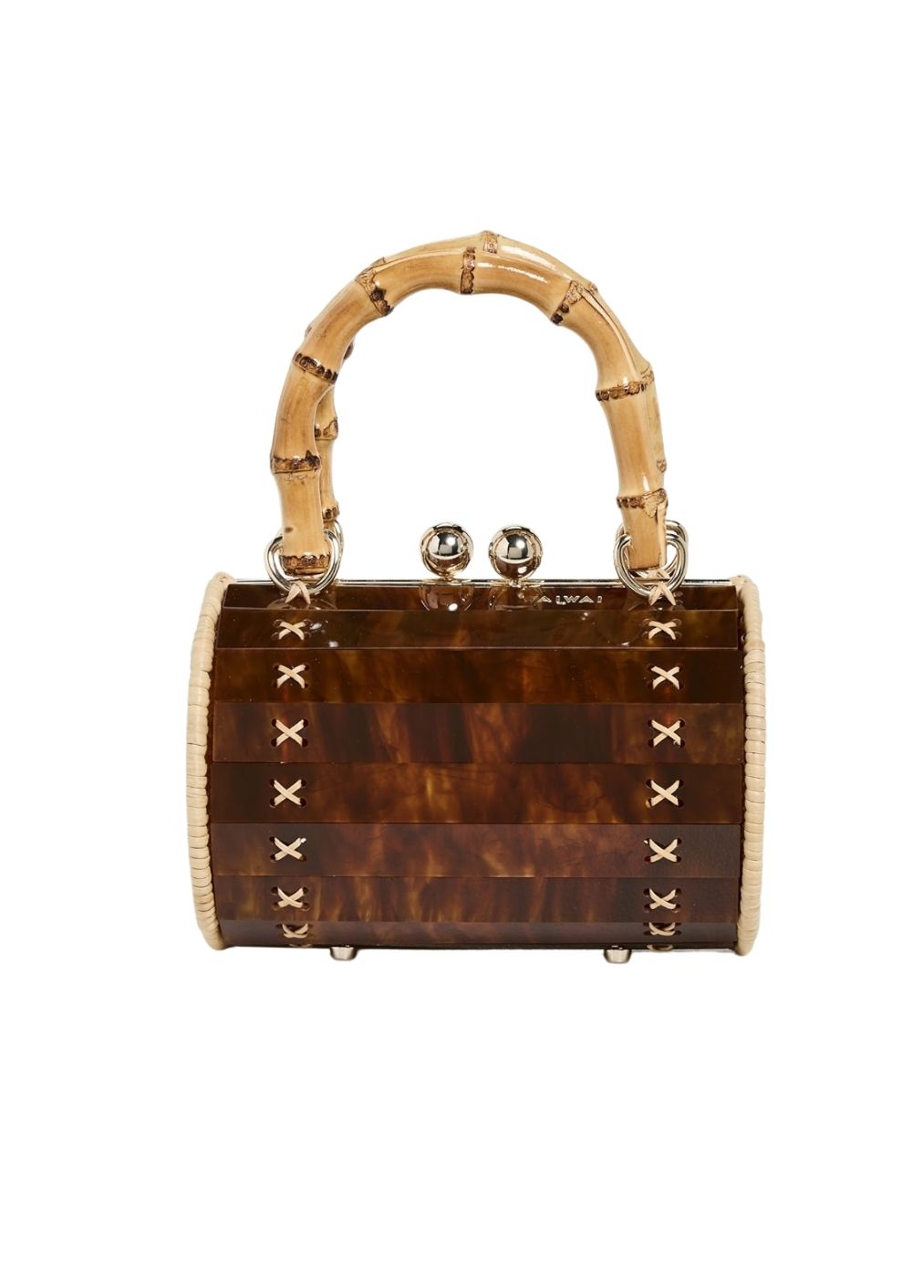 WAI WAI Rio Alix Bambu Turtle Bag,109 – Turtle - J. Cathell