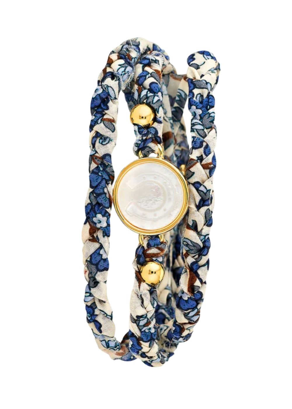 ASHA, Floral Liberty Wrap, Navy - J. Cathell