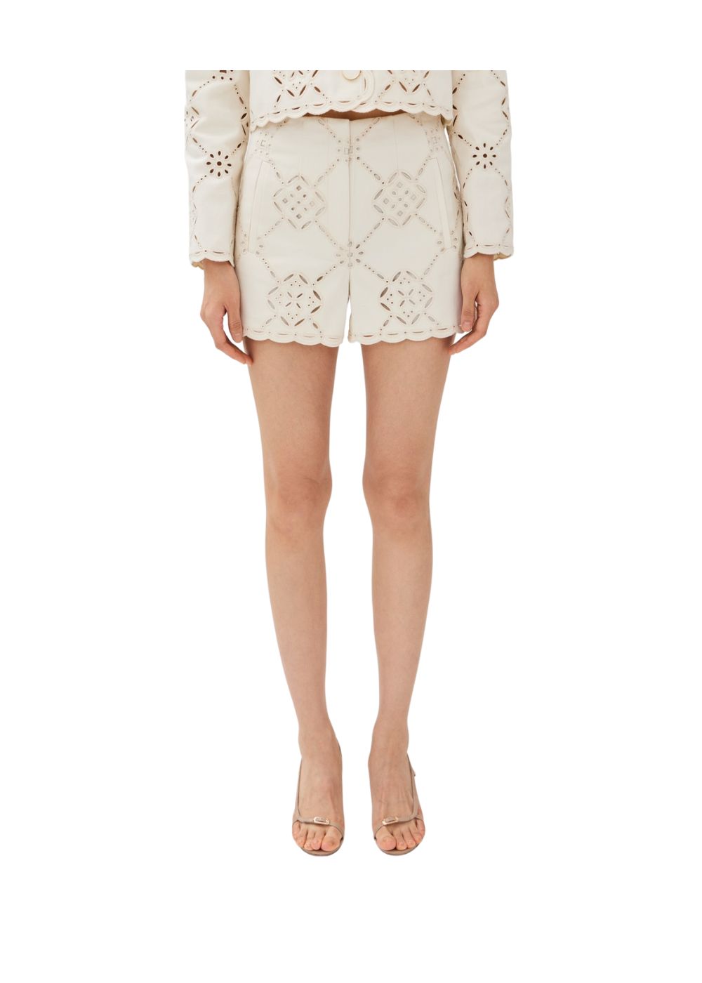 Veronica Beard, Jazmin Shorts, Ecru - J. Cathell