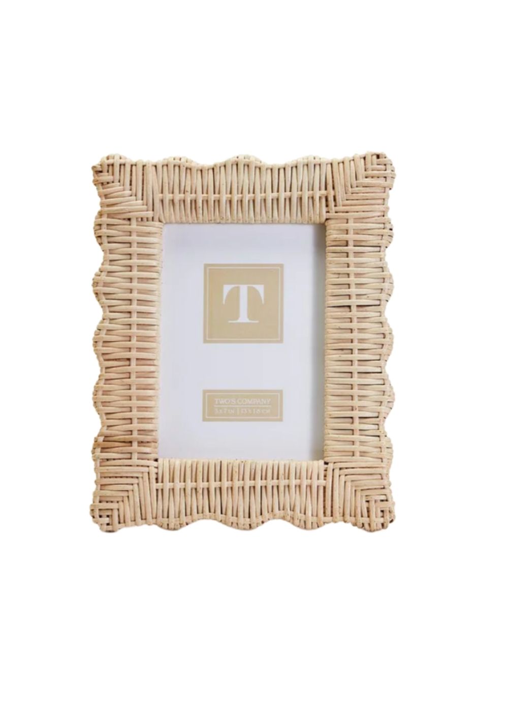 Two’s Company, 4×6 Wicker Weave Frame, Wicker Weave - J. Cathell