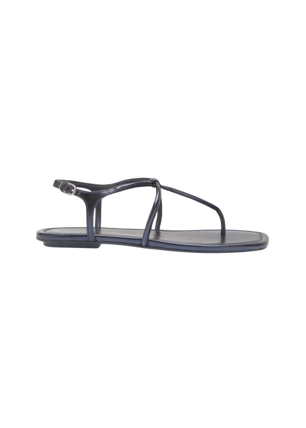 Stuart Weitzman,Matilda Metallic Sandal, Nice Blue - J. Cathell