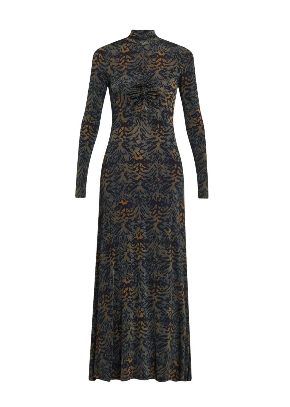 ulla johnson,Amari Jersey Long Sleeve Dress,Desert Jasper - J. Cathell