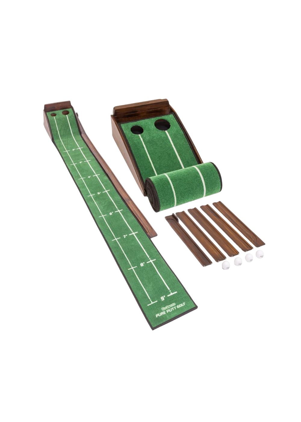 GoSports, Pure Putt Golf 9 ft Putting Green Ramp, Brown - J. Cathell
