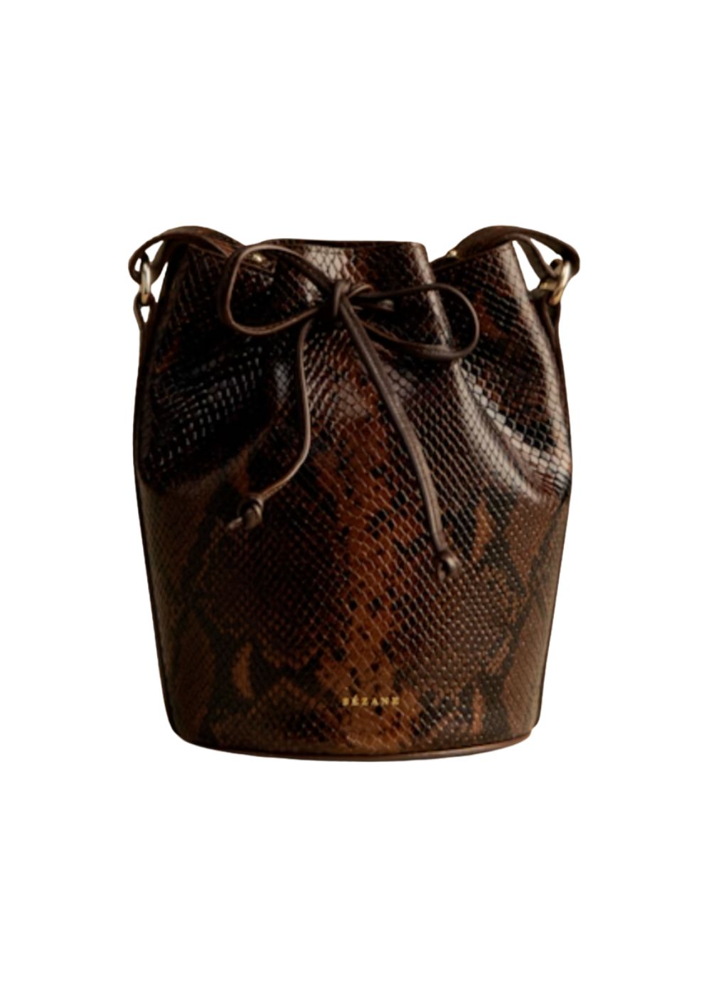 Sezane, Farrow Mini Bag, Brown Python Print - J. Cathell