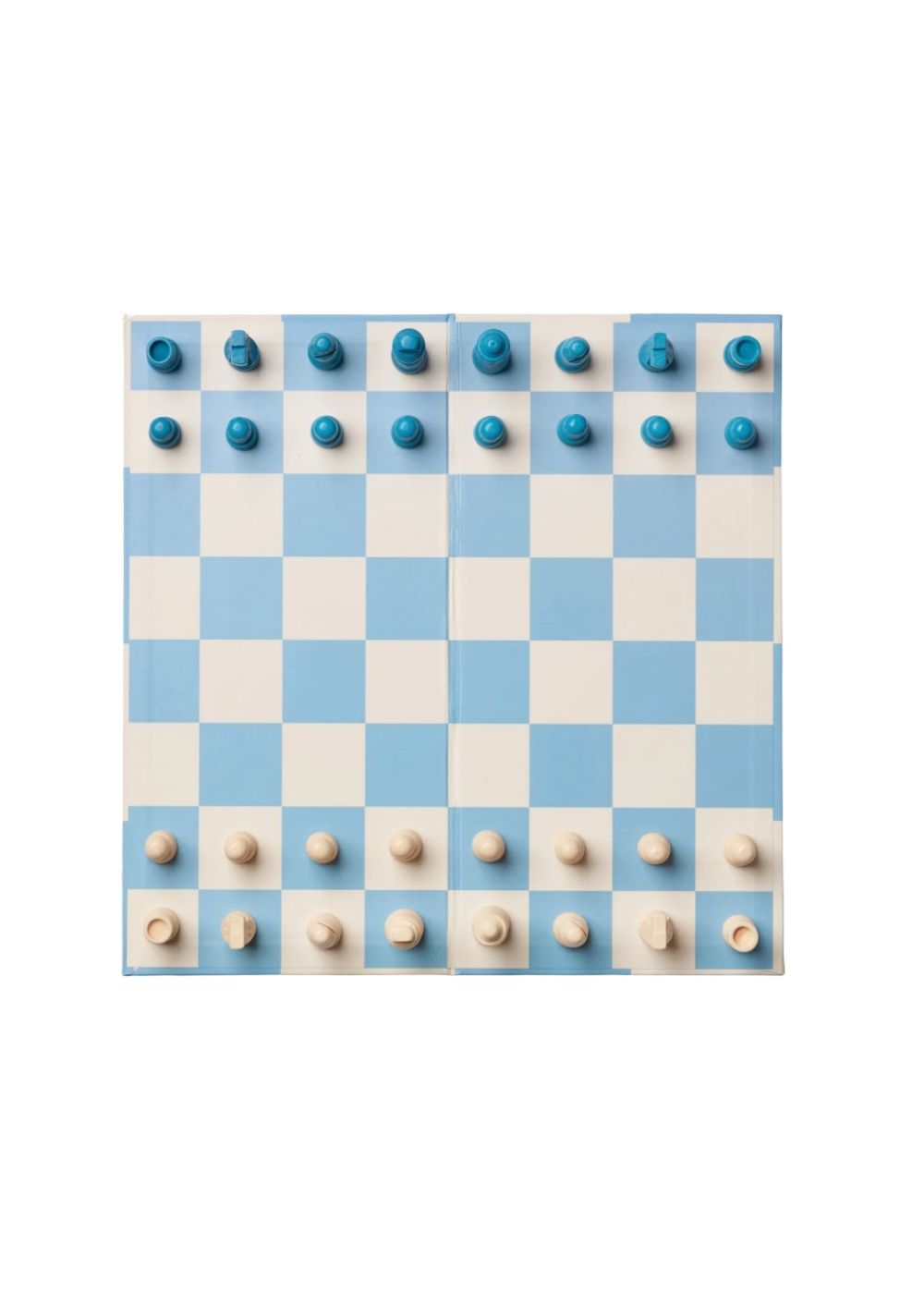 Printworks, Chess Game Set, Blue/White - J. Cathell