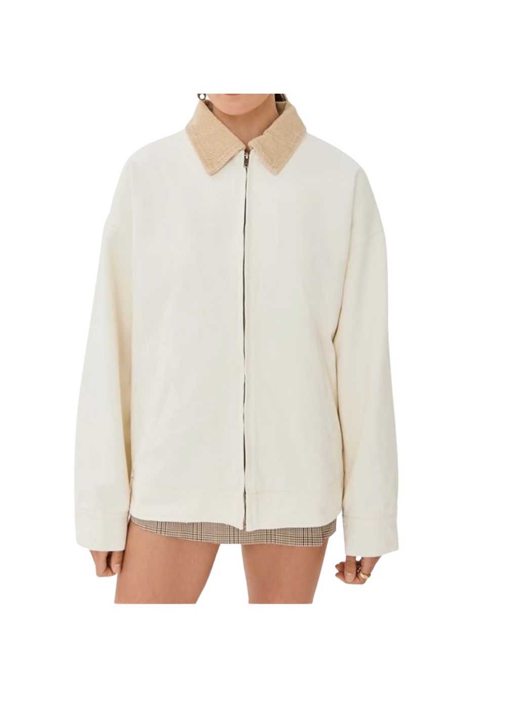 Lioness, Workwear Barn Jacket, Ivory - J. Cathell