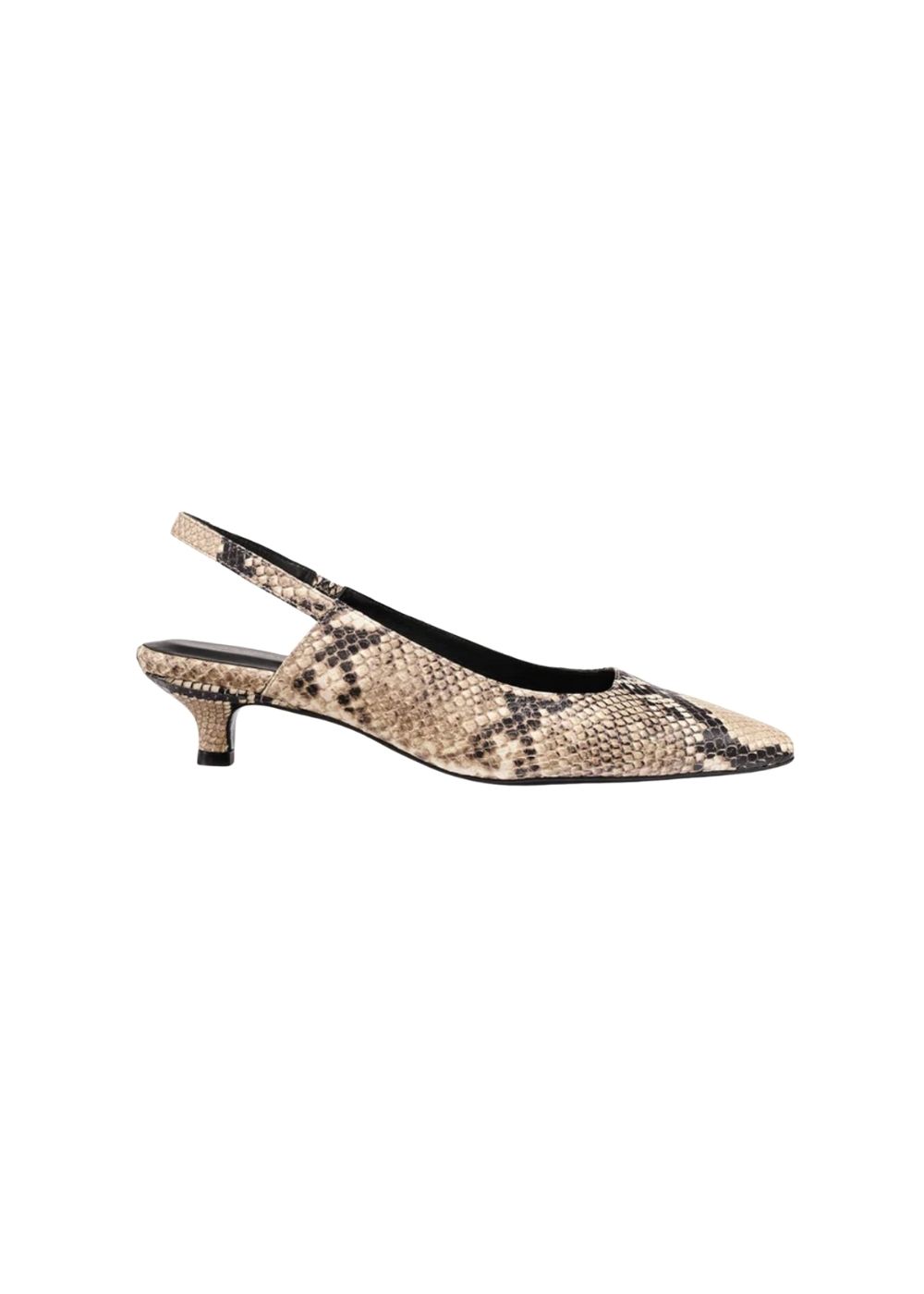 Margaux, The Sofia Sling, Natural Python Embossed - J. Cathell